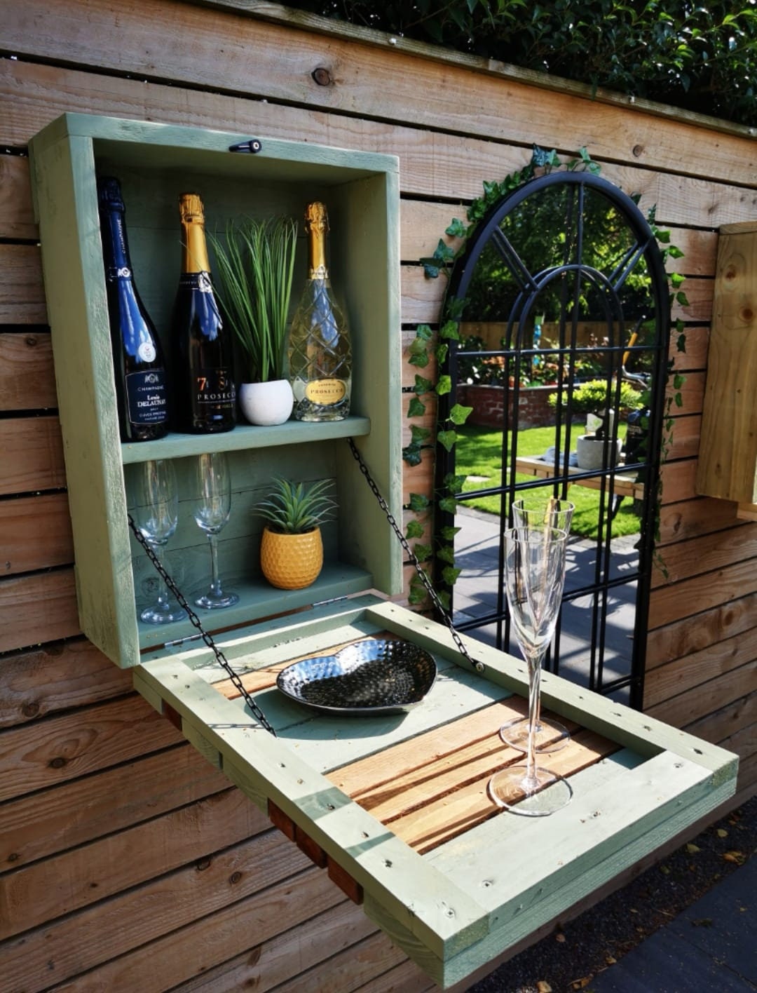 The Harry Drop Down Wall Bar - Etsy