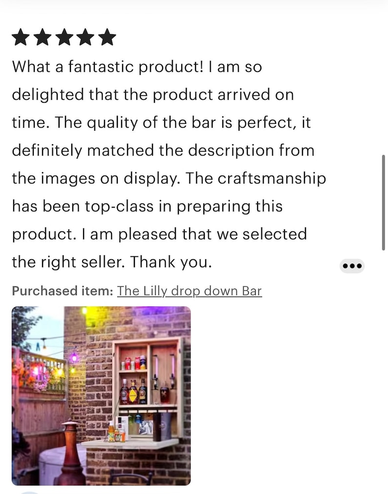 The Lilly Folding Wall Bar - Etsy