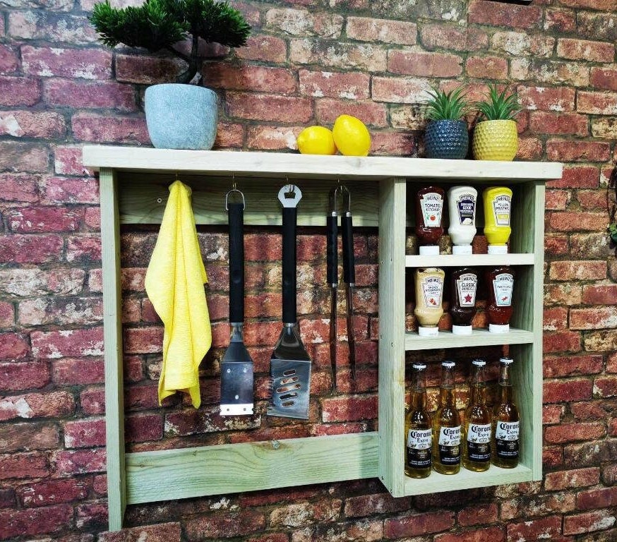 Wall Mounted BBQ RACK - Etsy