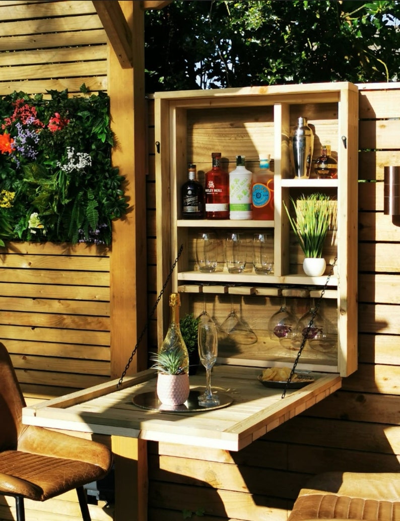 The Lilly Folding Wall Bar - Etsy