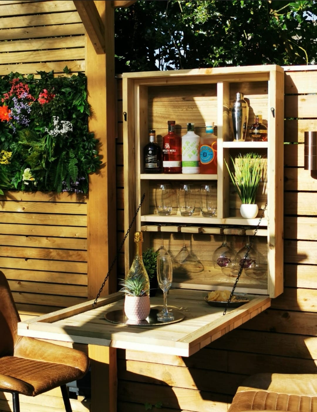 The Lilly Folding Wall Bar - Etsy