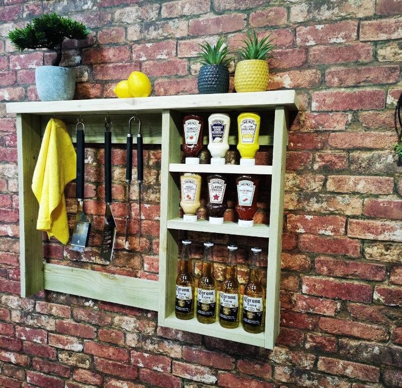 Wall Mounted BBQ RACK - Etsy