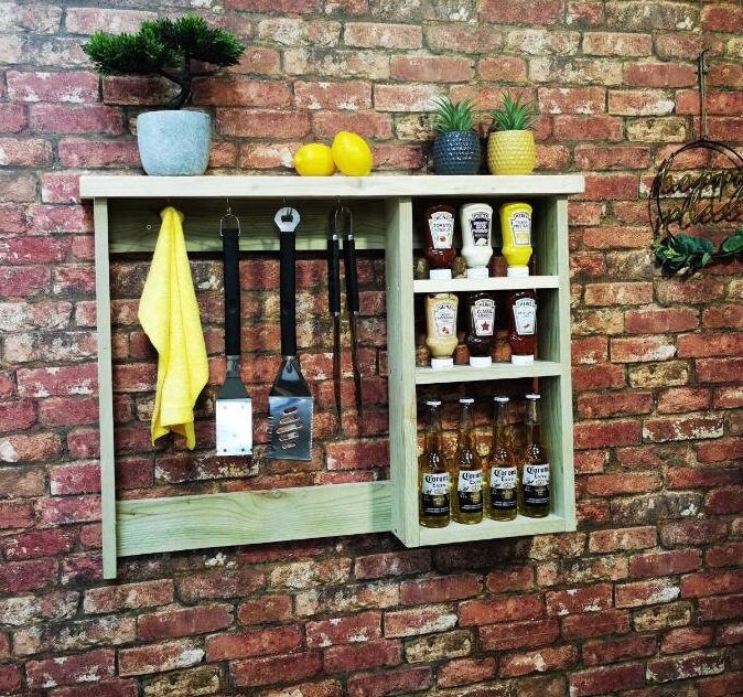 Wall Mounted BBQ RACK - Etsy