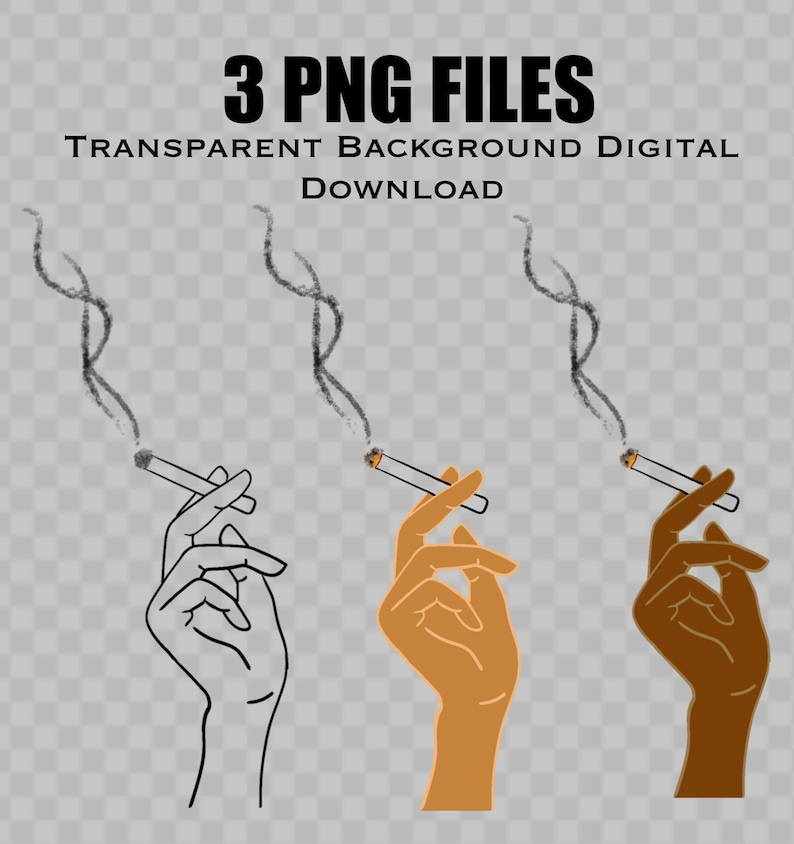 Hand Smoker PNG | Sublimation | Transparent Background Hand Png ...