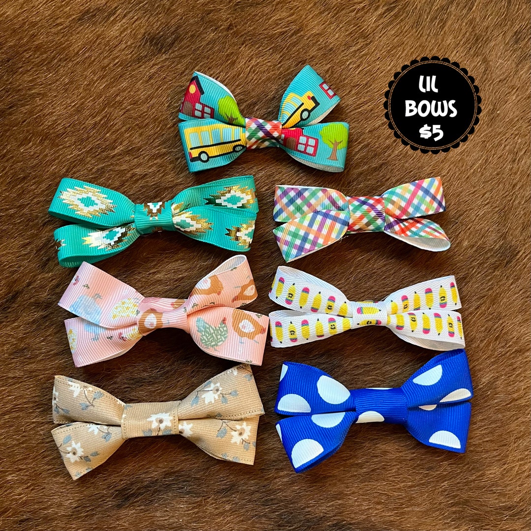 Handmade Bows Lil 3 Inch - Etsy