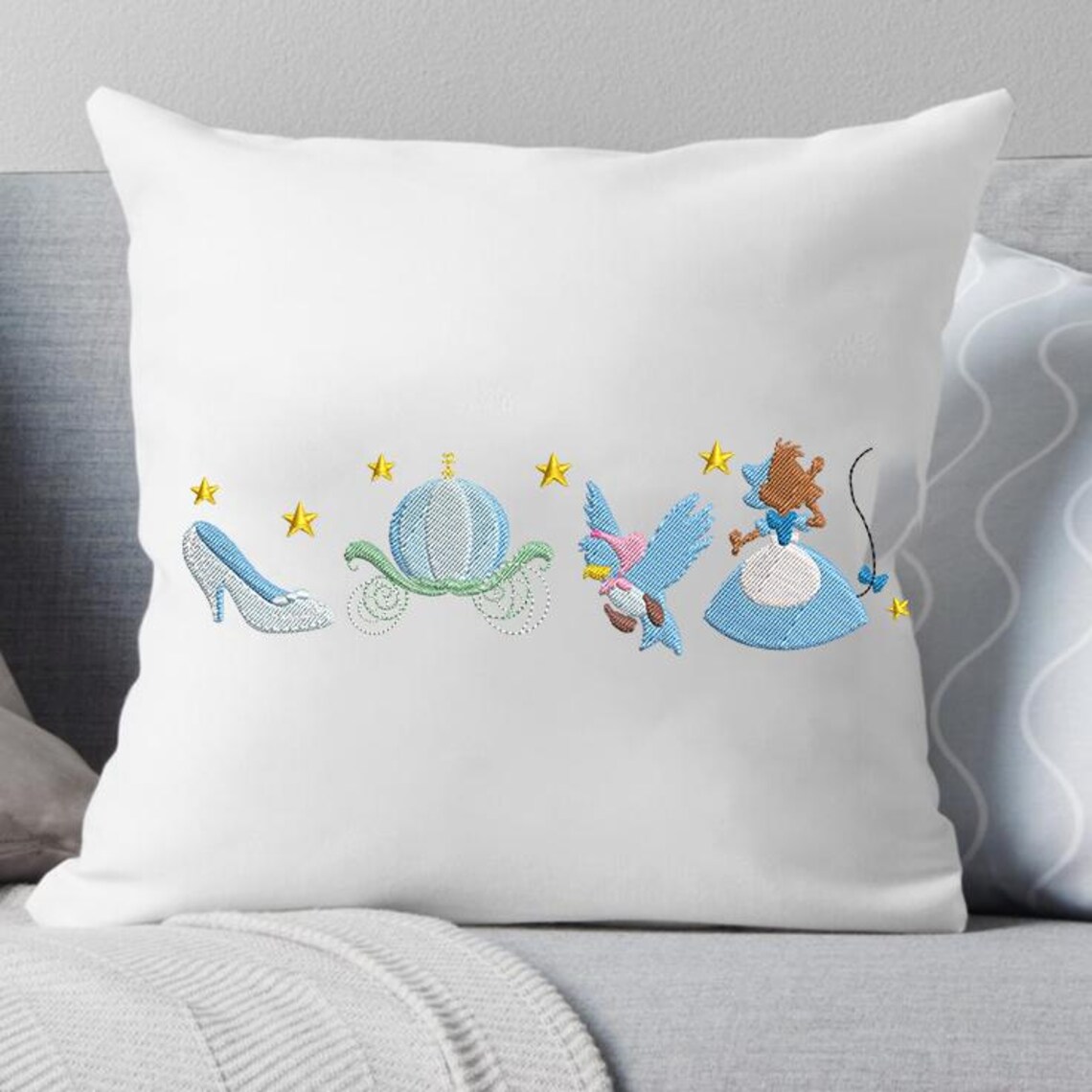 Cinderella Machine Embroidery Design, Princess Embroidery Designs ...