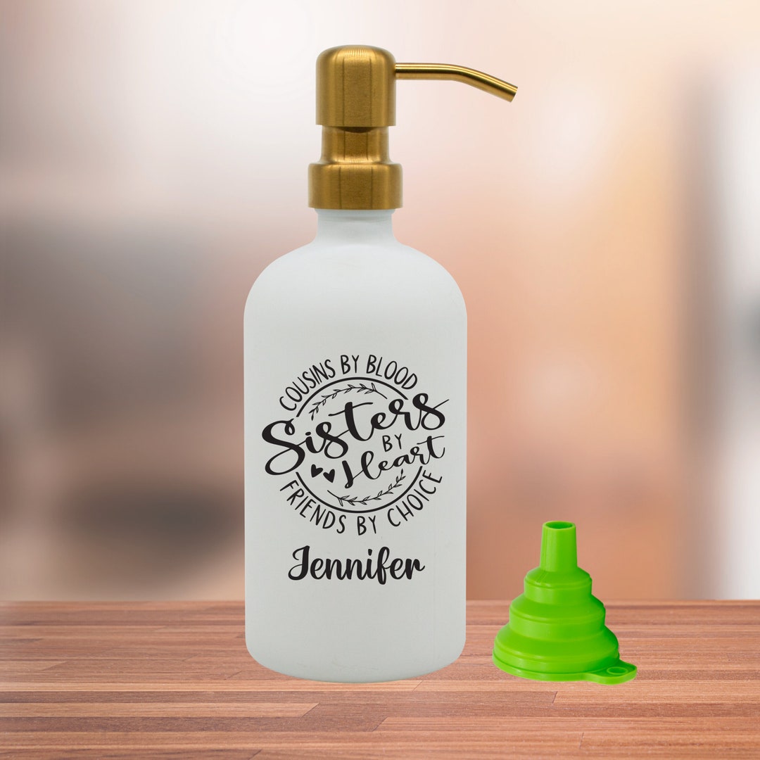 Mothers Day Gifts for Cousins. Custom Hand Dish Soap Dispenser With ...