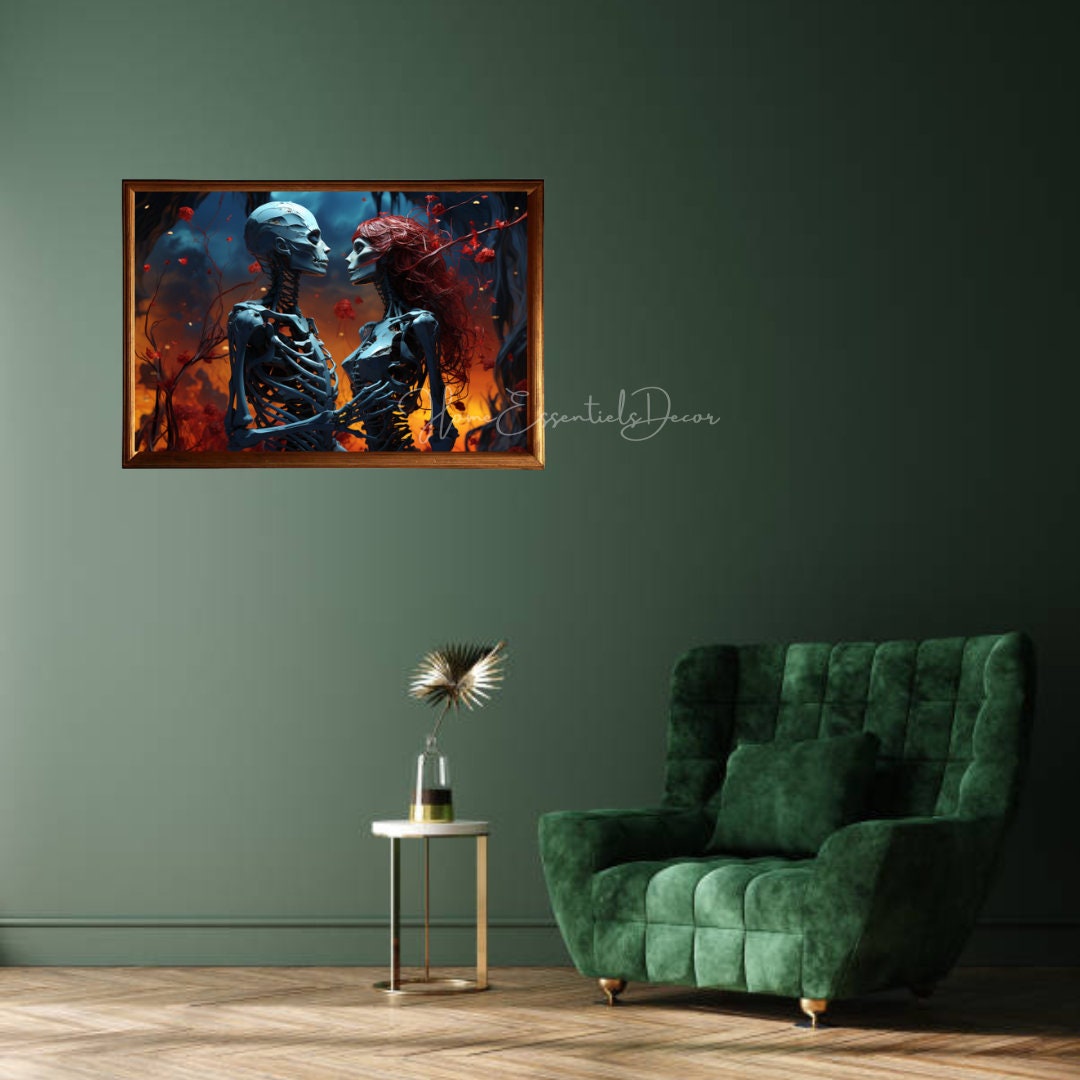 Halloween Printable Art | Spooky Wall Art Decor | Halloween Instant ...