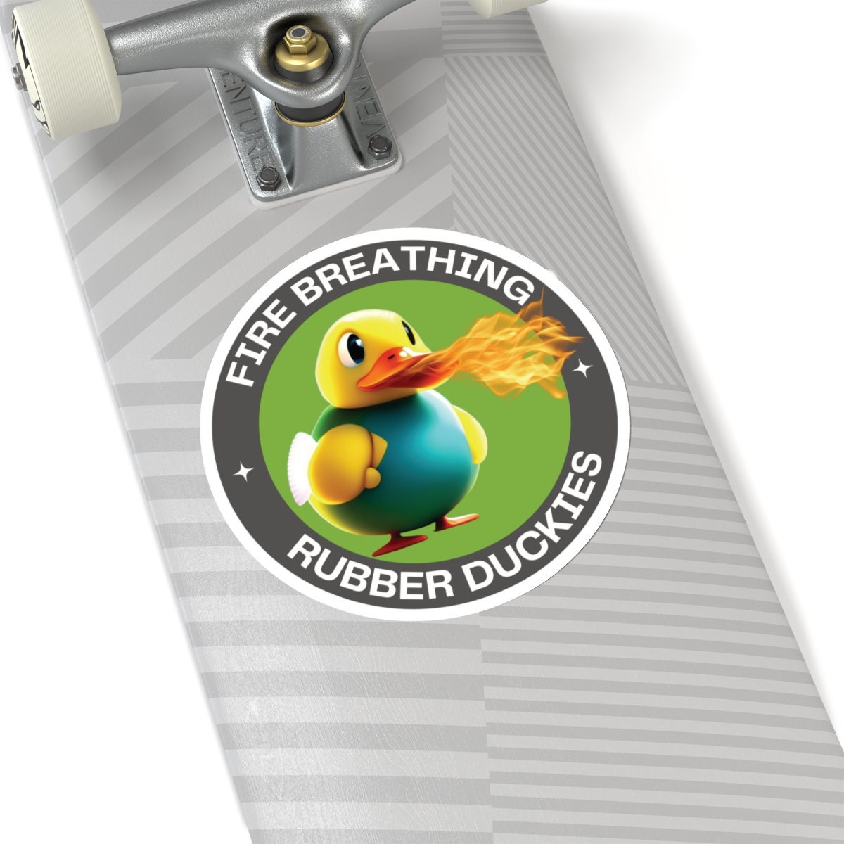 Fire Breathing Rubber Duckies, Sticker, Digital Team, Kiss-cut Stickers - Etsy
