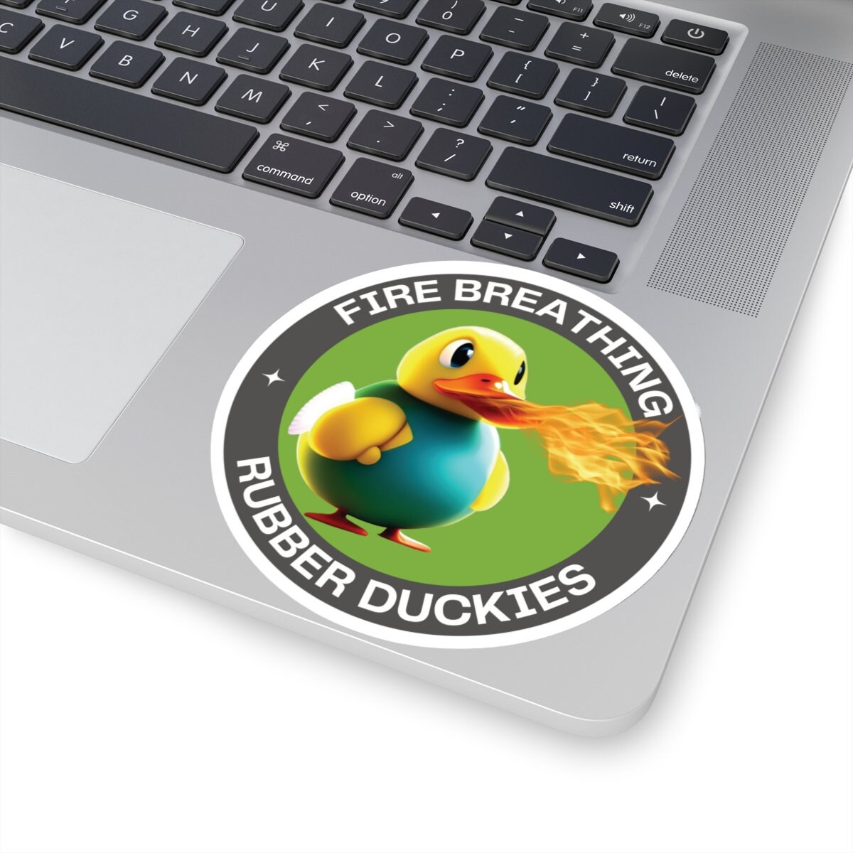 Fire Breathing Rubber Duckies, Sticker, Digital Team, Kiss-cut Stickers - Etsy