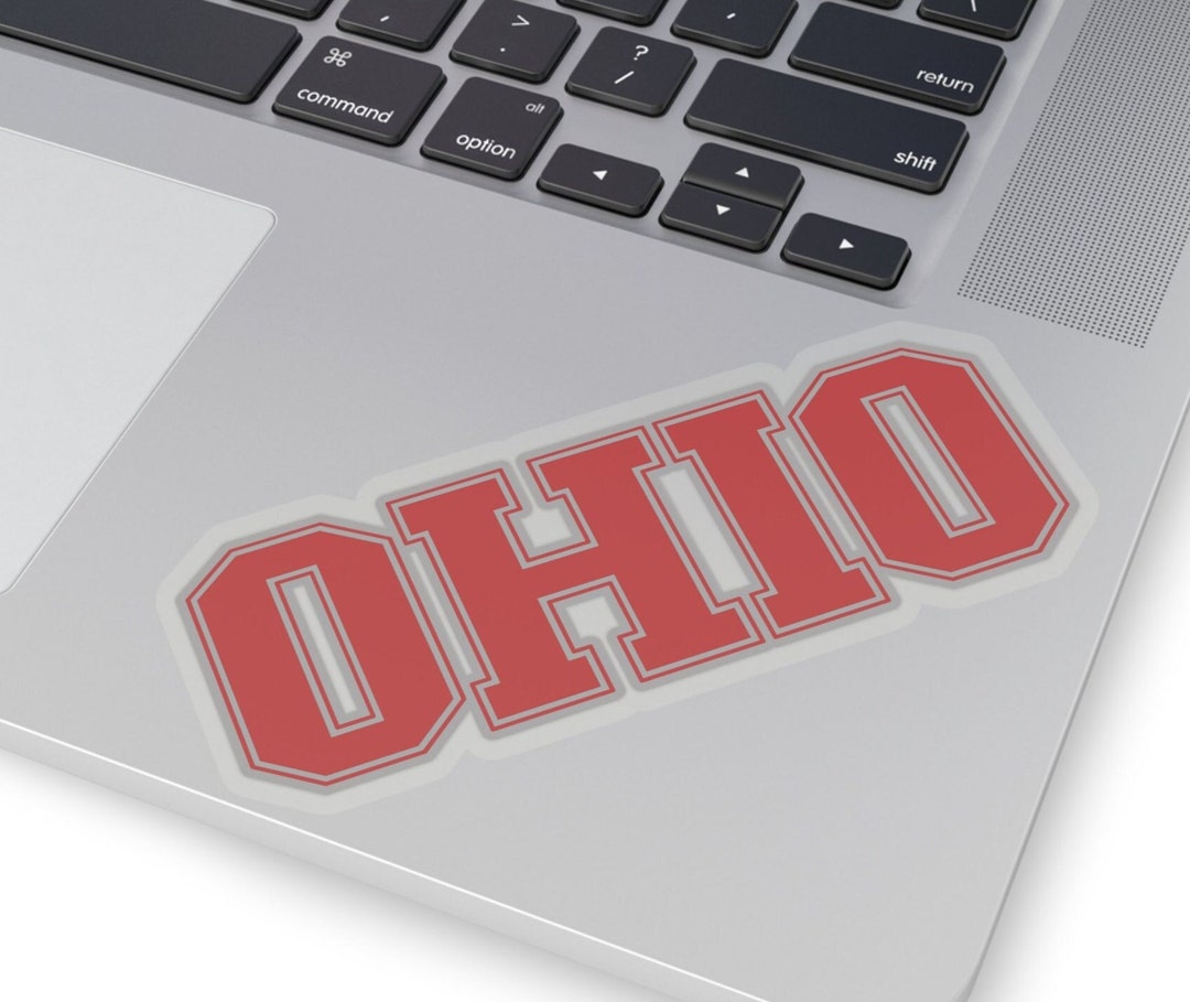 Ohio Sticker, Kiss-cut Stickers, Cool Background Design With Multiple ...