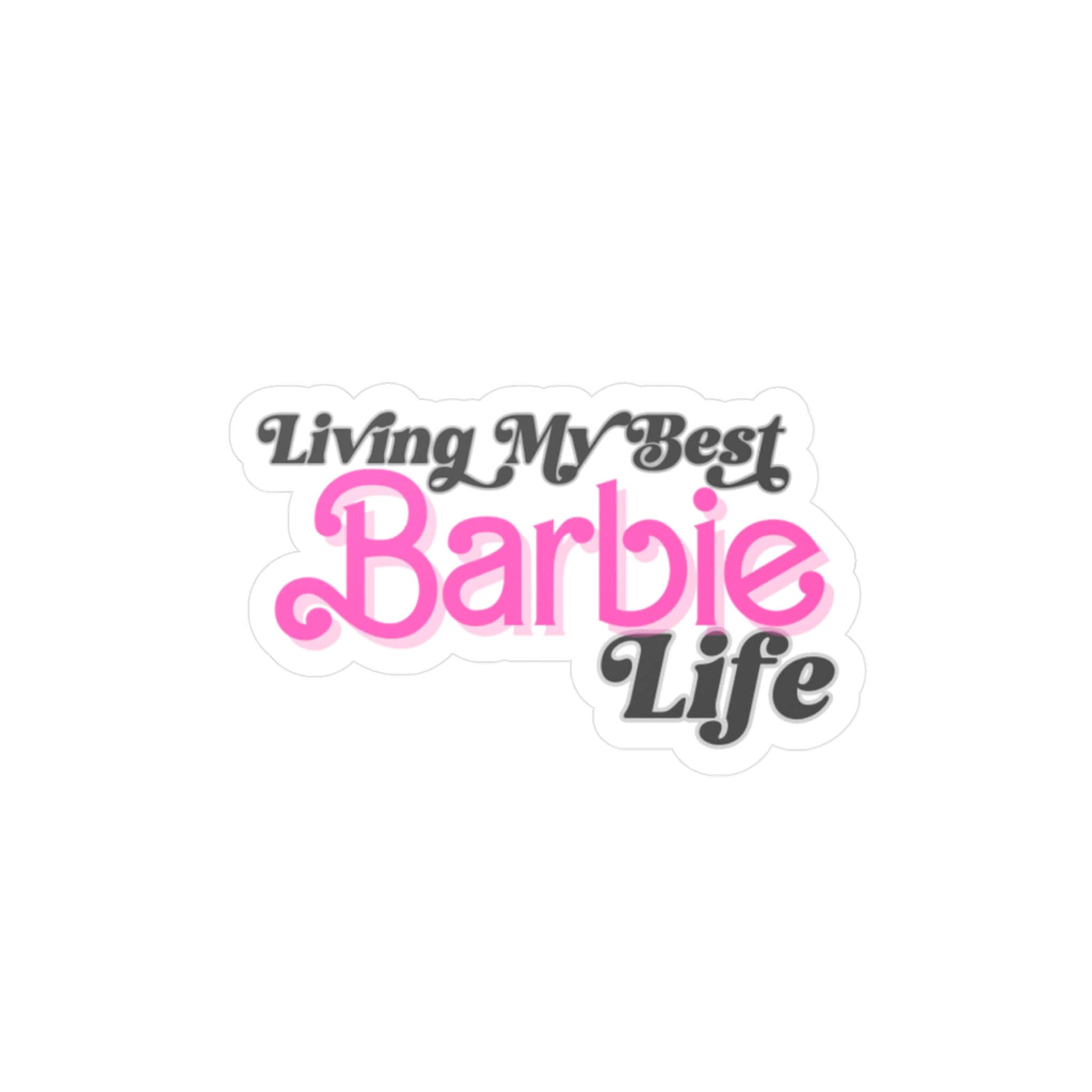 Barbie Sticker Barbie Vinyl Decal Trendy Barbie Barbie - Etsy