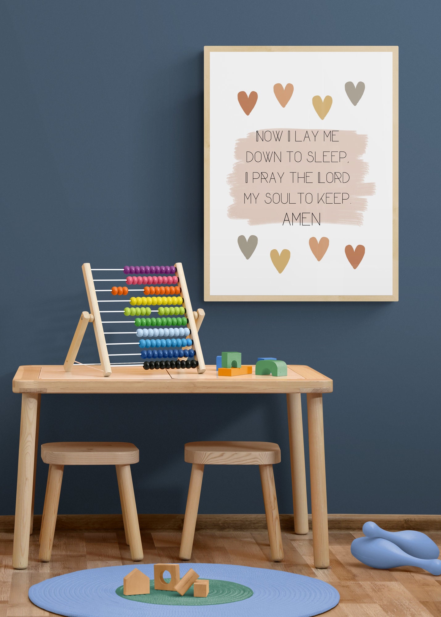 Now I Lay Me Down to Sleep, I Pray the Lord • Christian Nursery Art ...