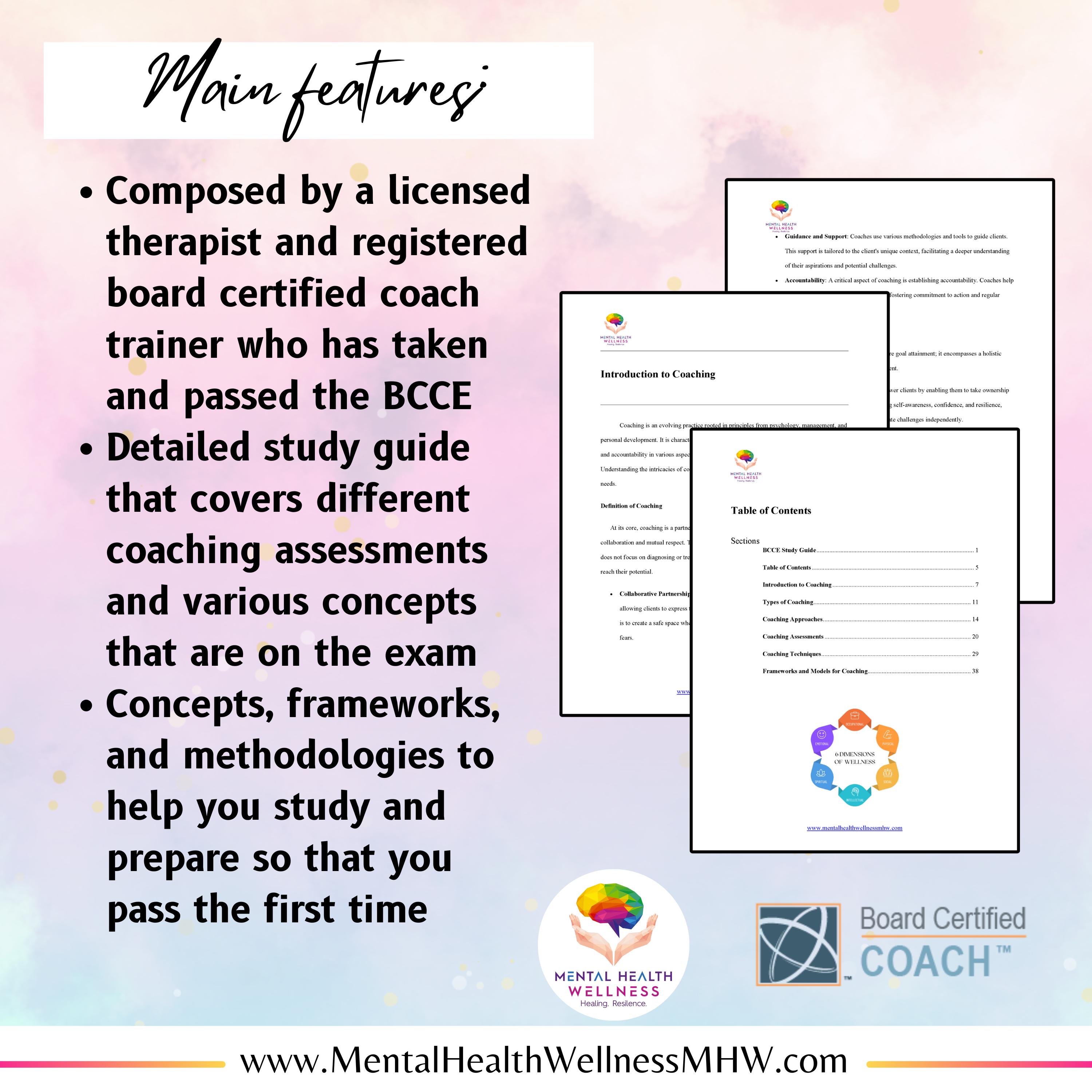 CCE Board Certified Coach Exam (BCCE) Study Guide (early 2025 Update ...