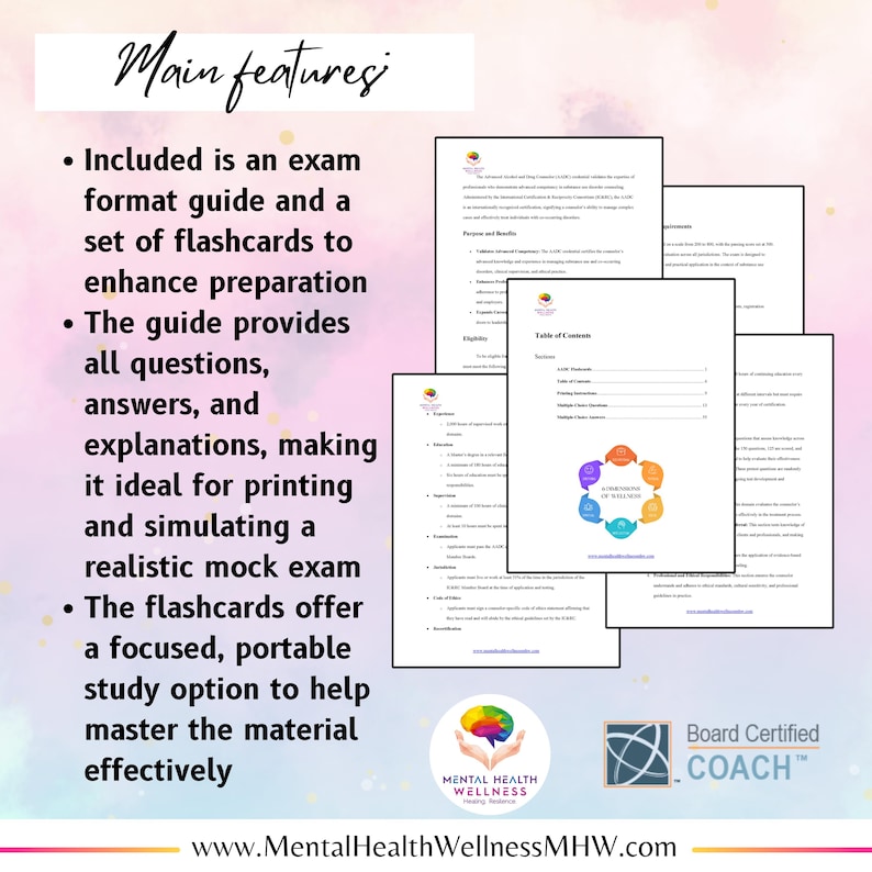 IC&RC Advanced Alcohol and Drug Counselor Exam (AADC) Study Guide Prep ...