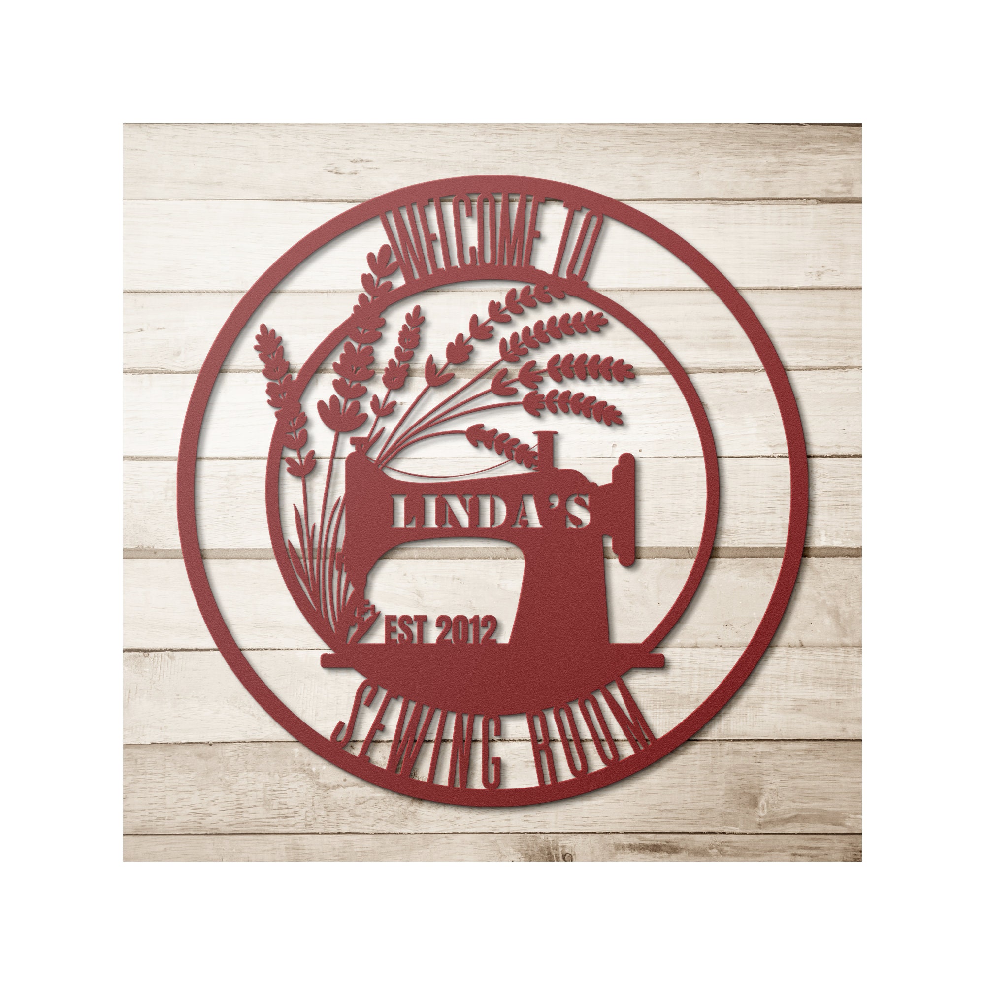 Custom Eywa Sewing Room Sign Personalized Metal Sign Bonus Mom's Sewing ...