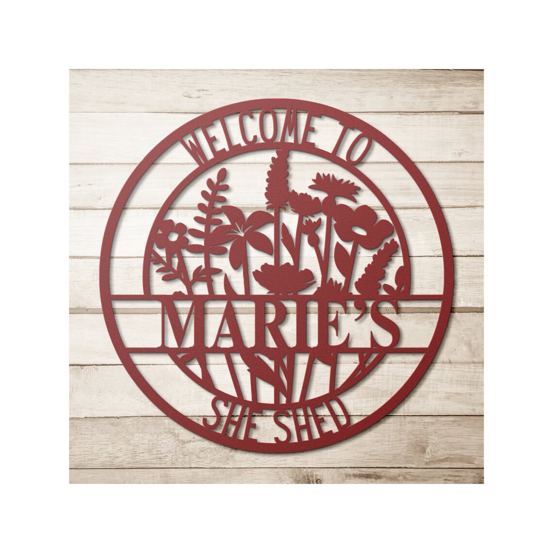 Custom She Shed Metal Sign Personalized She Shed Sign Woman Cave Sign ...