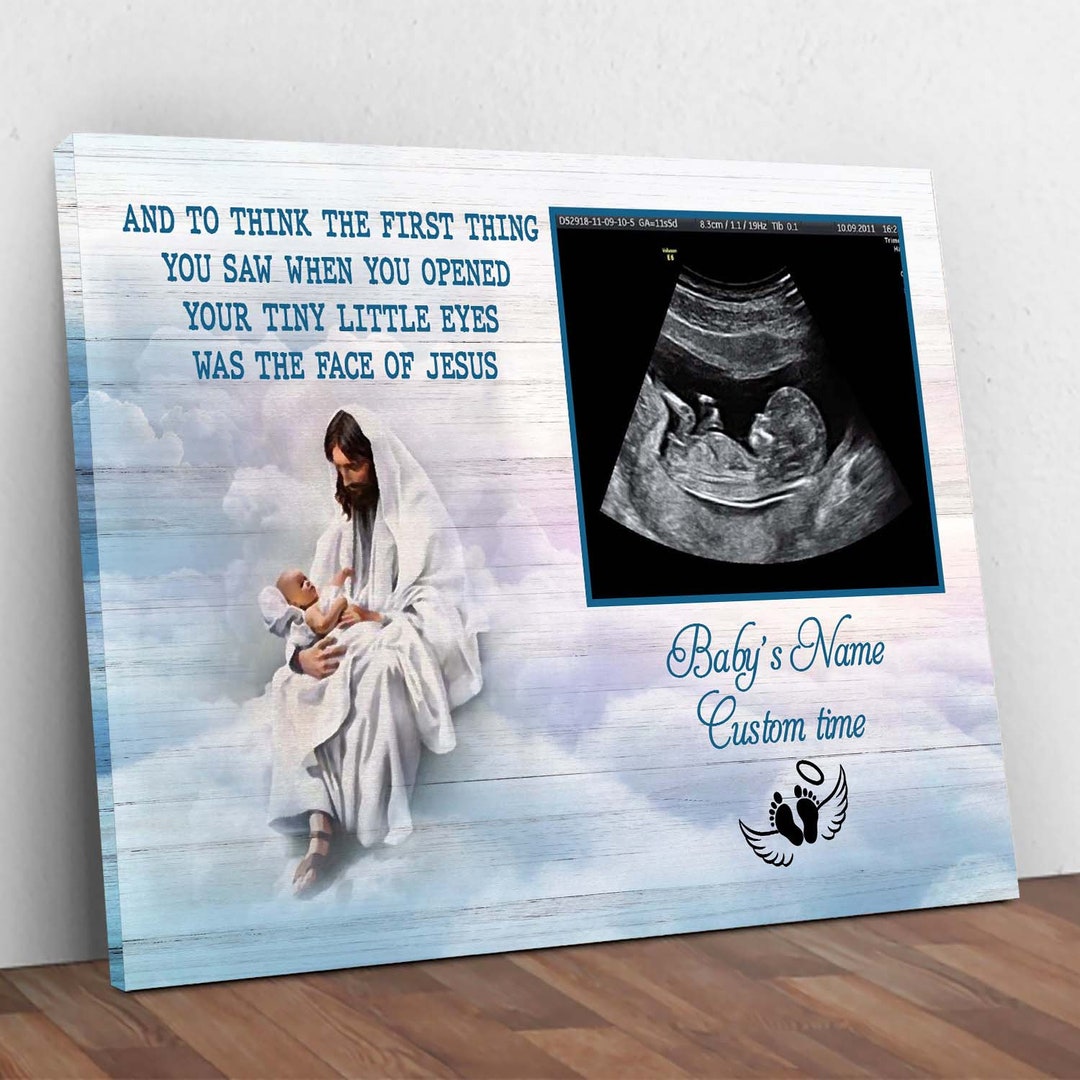 Infant Baby Loss Canvas, Loss of Baby Canvas, Pregnancy Loss Gift ...