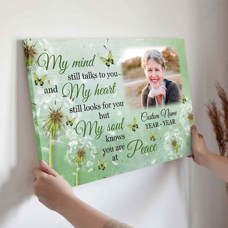Personalized My Mind Still Talks to You Memorial Gift - Etsy