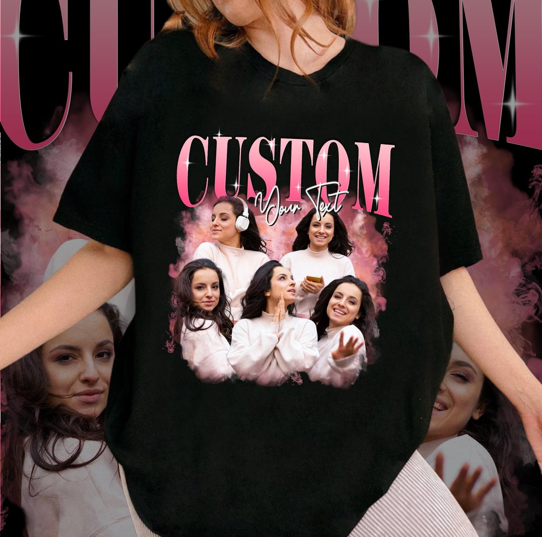 Custom Girl Friend T-shirt, Shirt With Girlfriend Face, Custom Photo ...