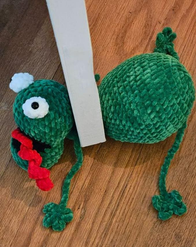 Frog Crochet Door Stop Frog Crochet Pattern Frog Door Stop Rat Door ...