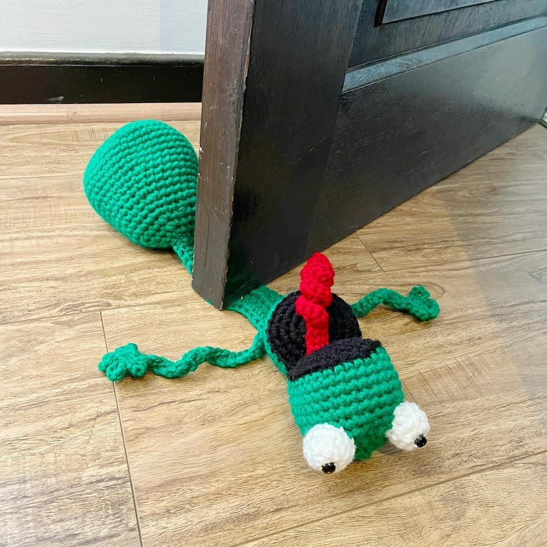 Frog Crochet Door Stop Frog Crochet Pattern Frog Door Stop Rat Door ...