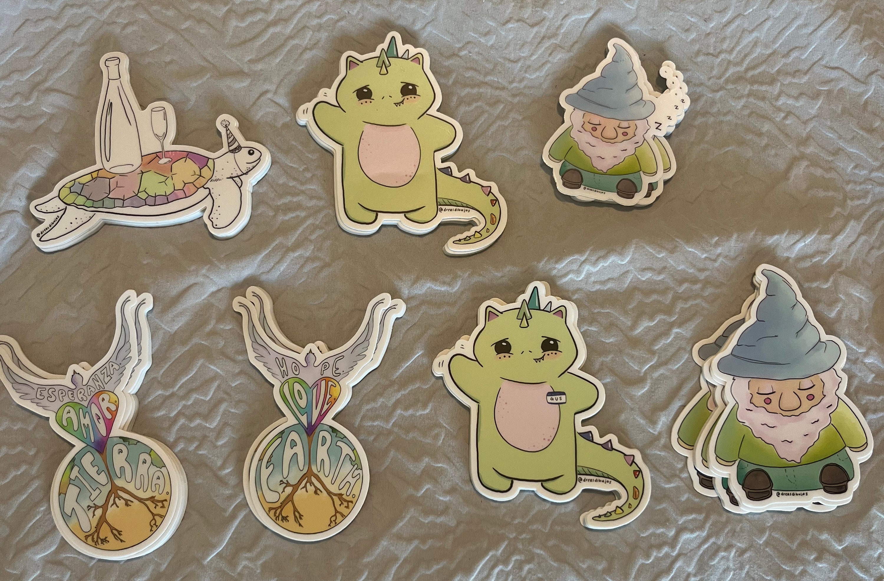 Hope Love Earth Sticker - Etsy