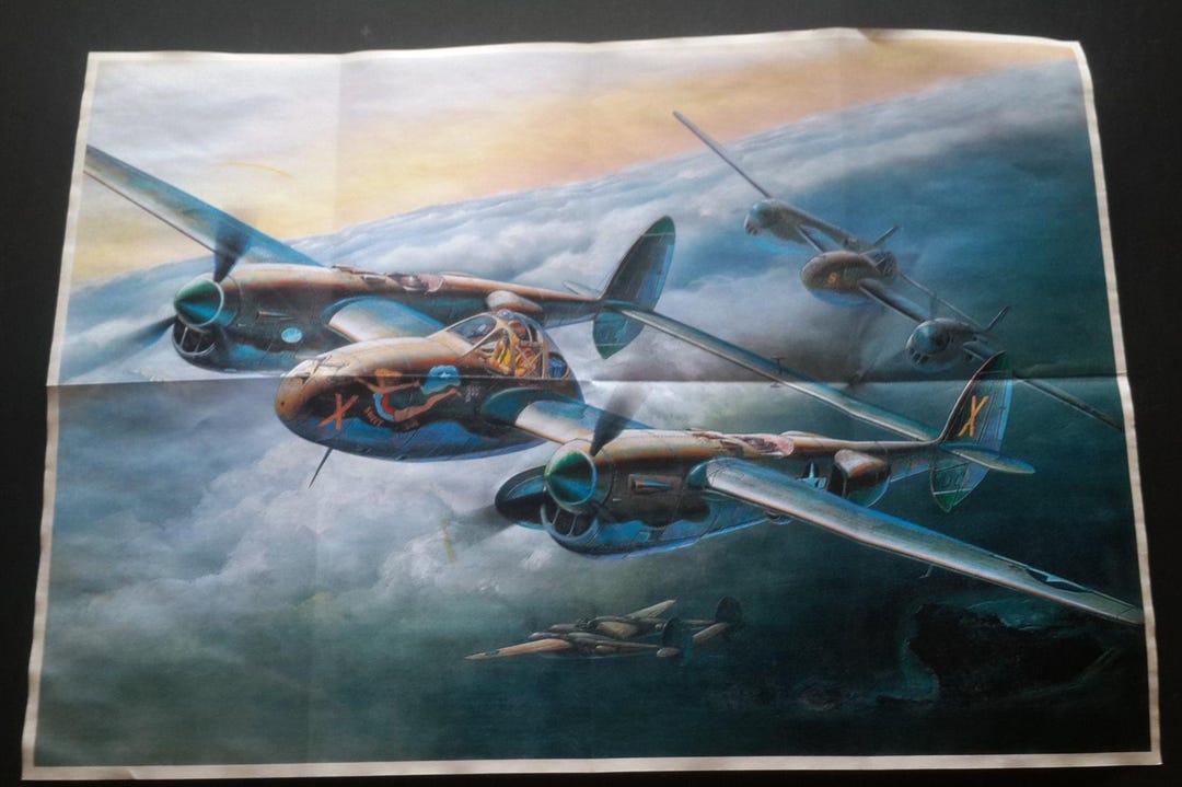 1943 WW2 USA America British RAF Plane Aircraft Kamikaze Art Drawing ...