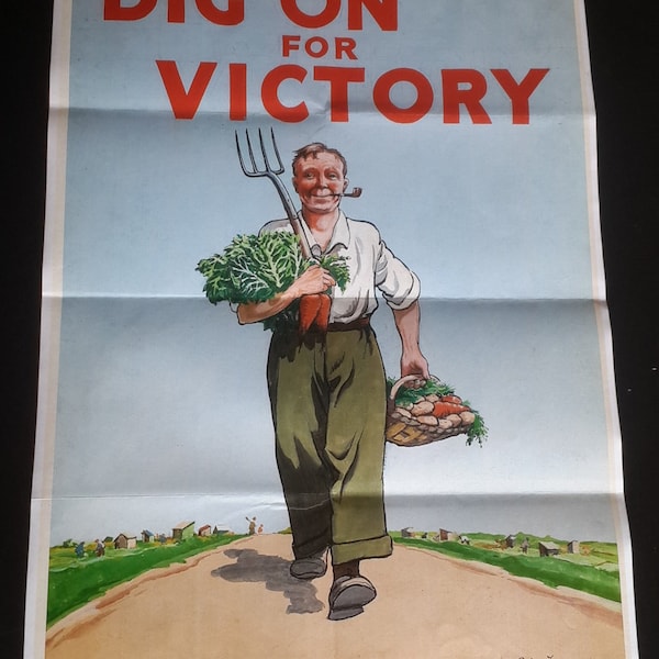 Dig for Victory Poster - Etsy UK