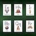 A-Z Printable Flash Cards, 26 Alphabet Flashcards, Early Learning, ABC ...