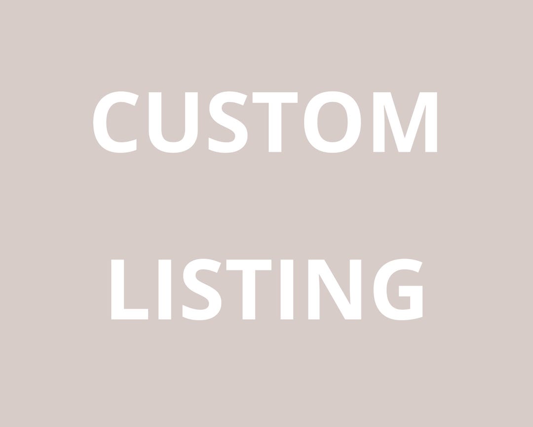 A-personalized Listing for Customer - Etsy New Zealand