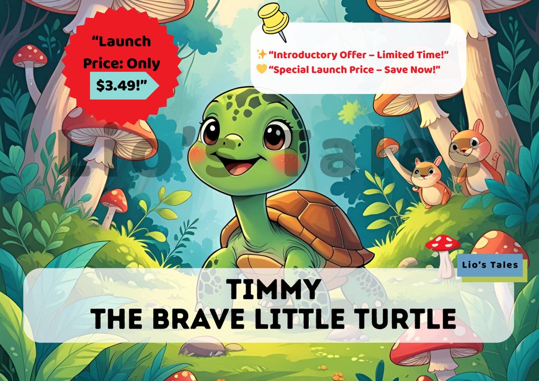 The Brave Little Turtle – Bilingual Storybook | English & Indonesian ...