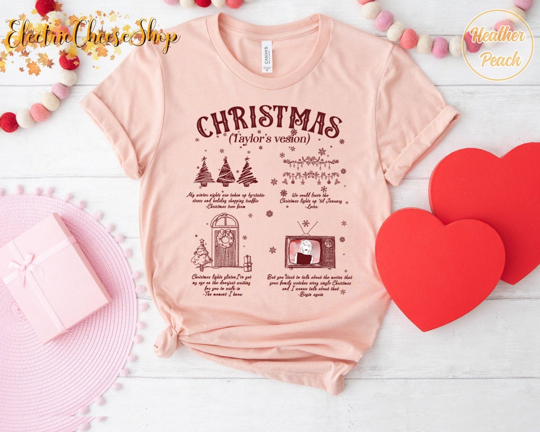 Vintage Swift Christmas Taylor's Version Shirt Eras Tour - Etsy