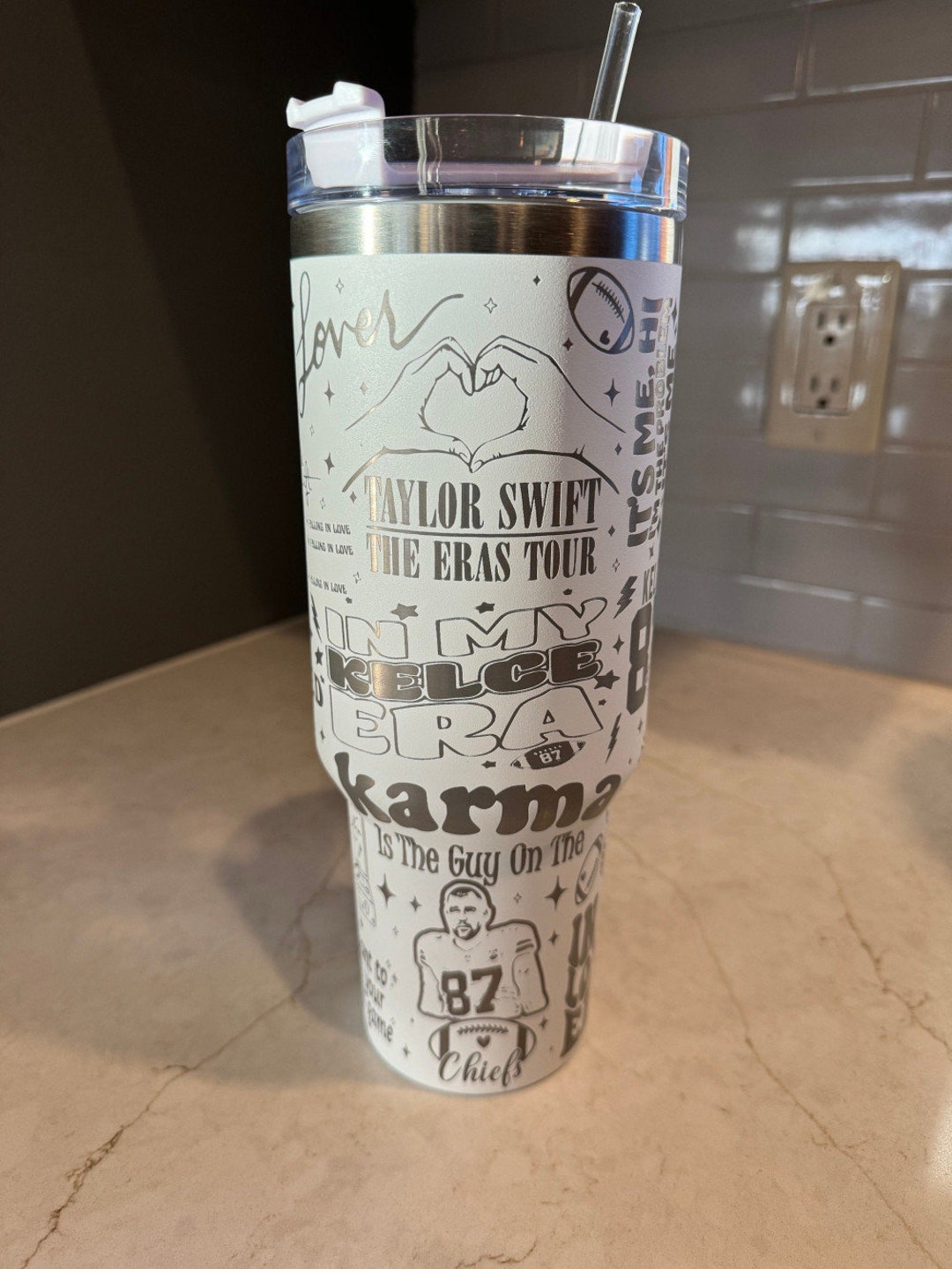 Taylor Swift Swiftie Full Wrap 40 Unzen Becher mit Griff & - Etsy.de
