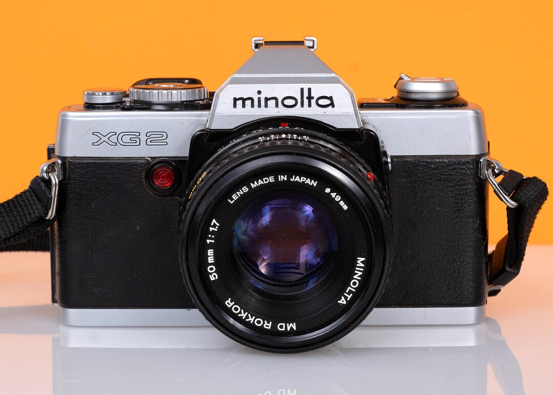 Minolta XG2 Film Camera With 50mm 1.7 MD Rokkor Lens - Etsy