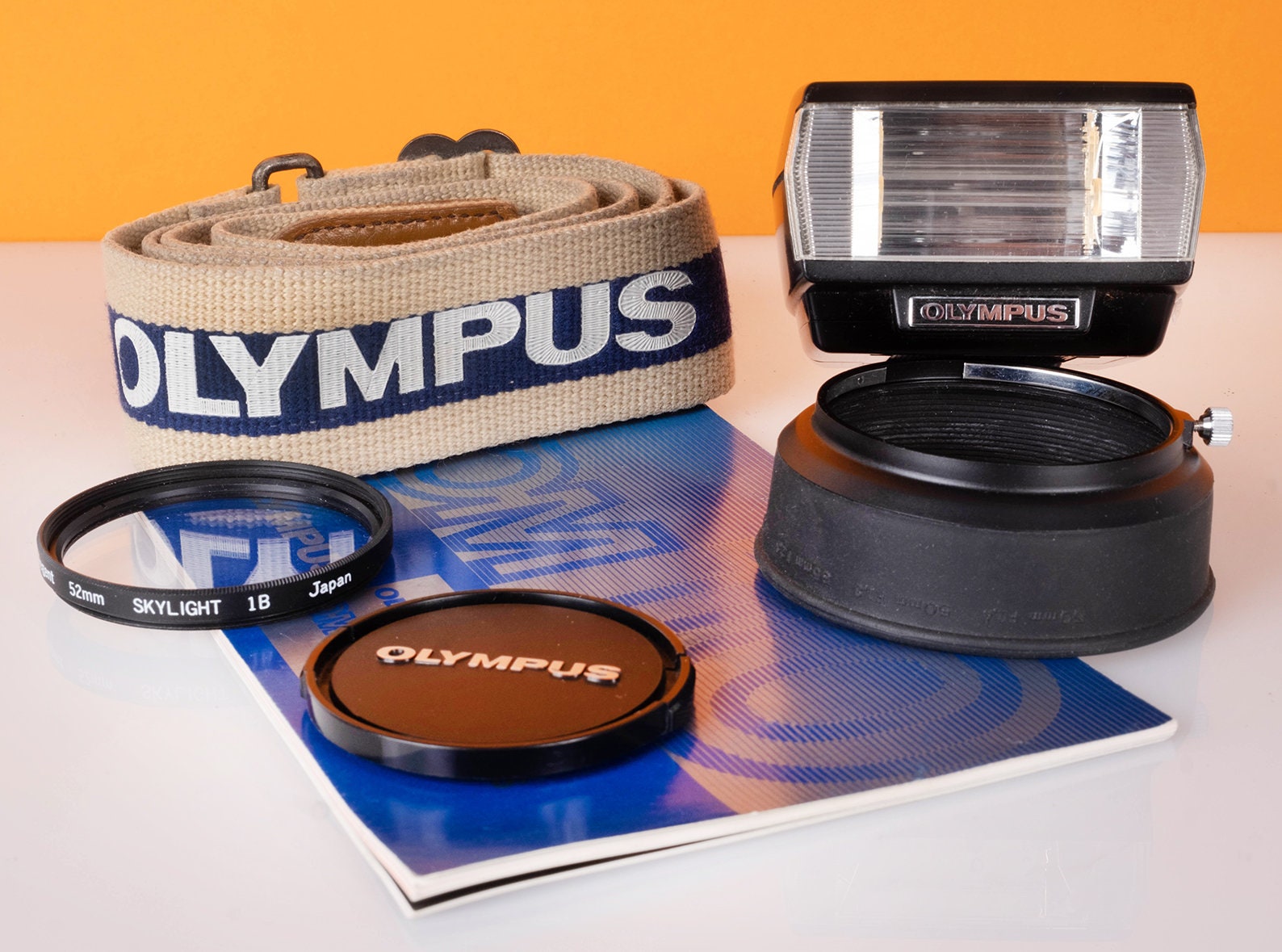 Olympus OM10 With 50mm 1.8 Lens, Original Olympus Strap, Instructions ...