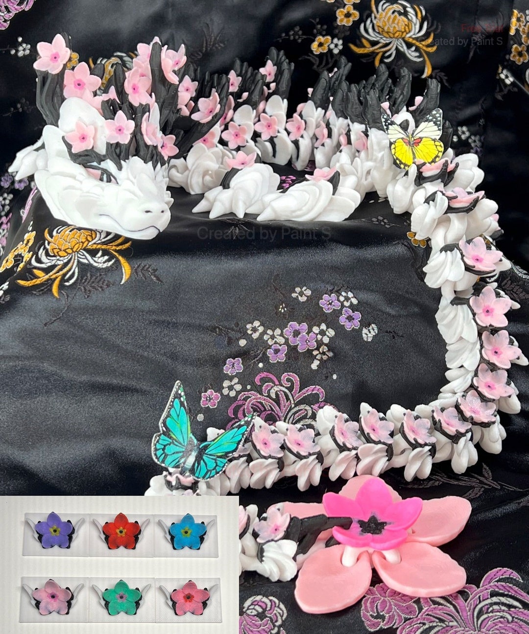 Cherry Blossom Dragon, Japan, Flower Tree - Etsy