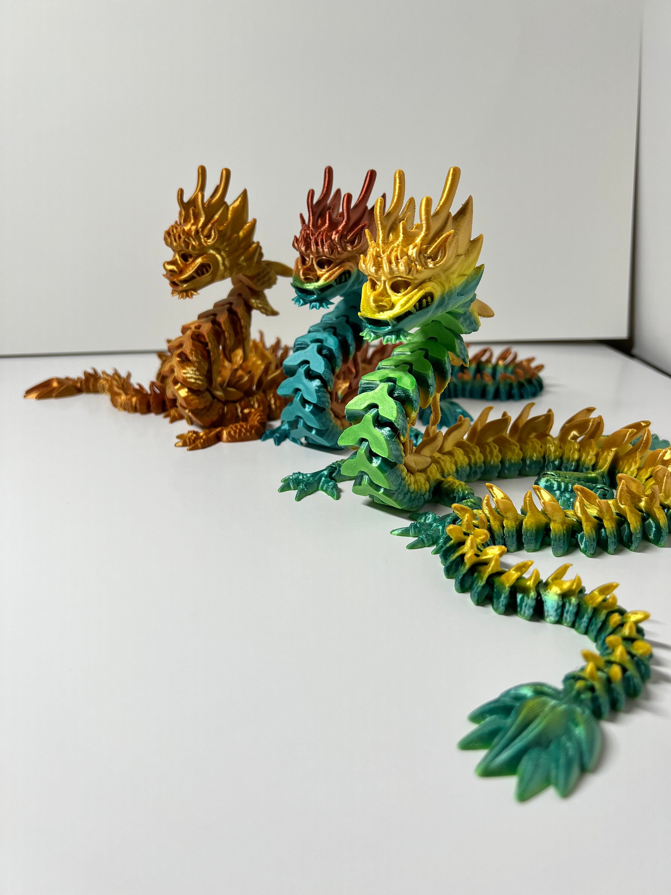 Imperial Dragon , 3D Printed, Dragons, Articulated - Etsy