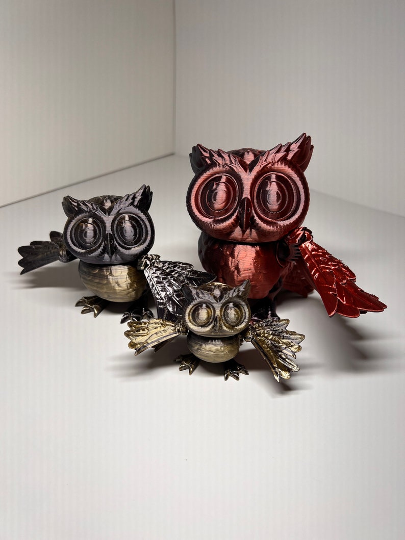 3D Printed Owls - Etsy