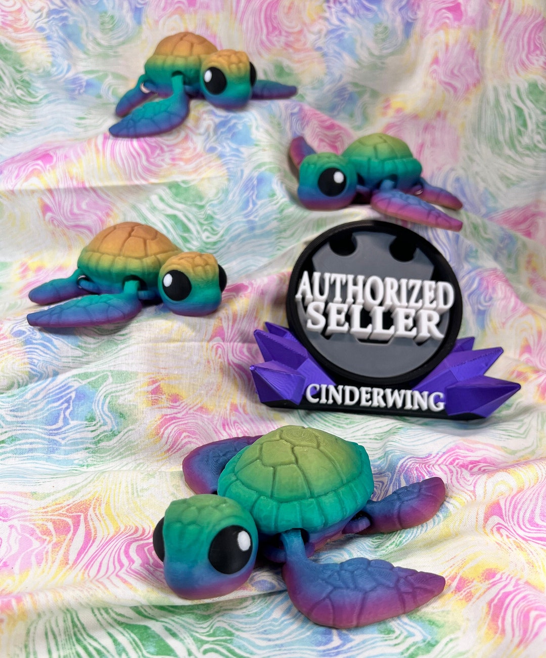 Sea Turtle, Articulated, 3D Printed - Etsy