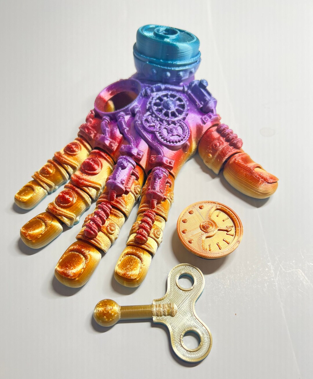Steampunk Hand 3D Printed Articulating - Etsy