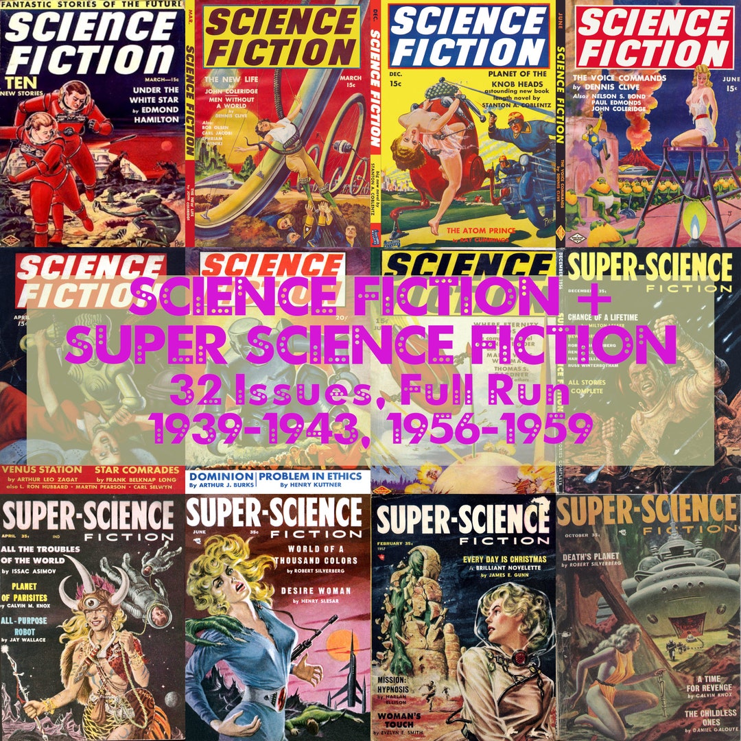 Science Fiction and Super Science Fiction Magazines - Etsy