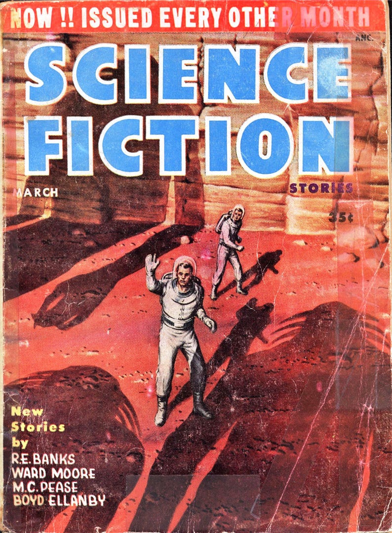 The Original Science Fiction Stories Magazine, Vintage Sci-fi Pulp ...
