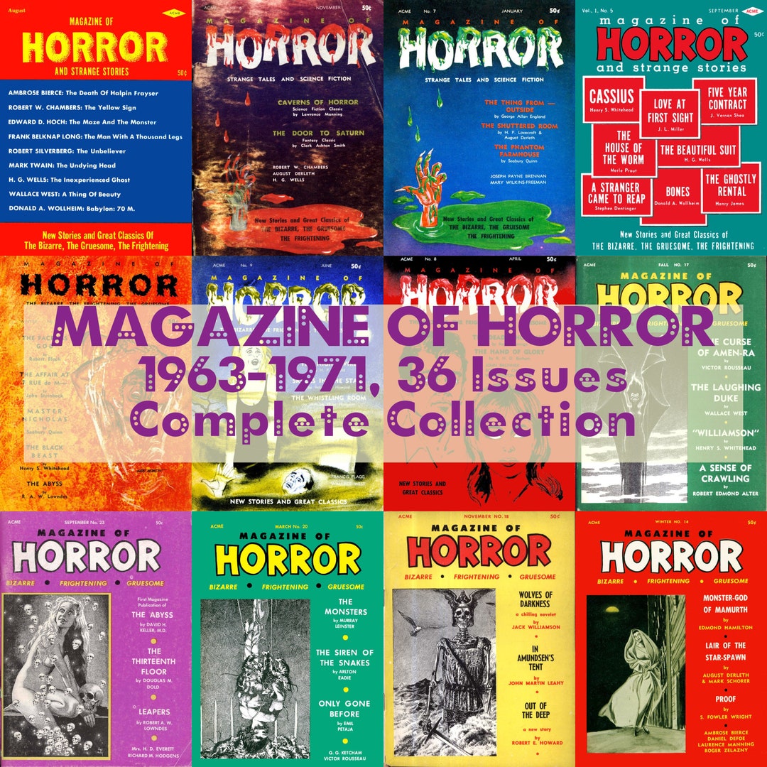 Magazine of Horror, Rare Vintage Horror Digital Magazine - Etsy