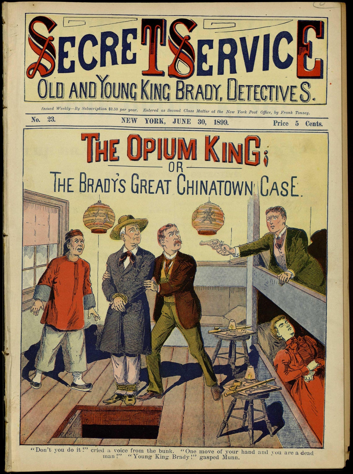 100 Secret Service Old and Young King Brady Magazine Vintage - Etsy