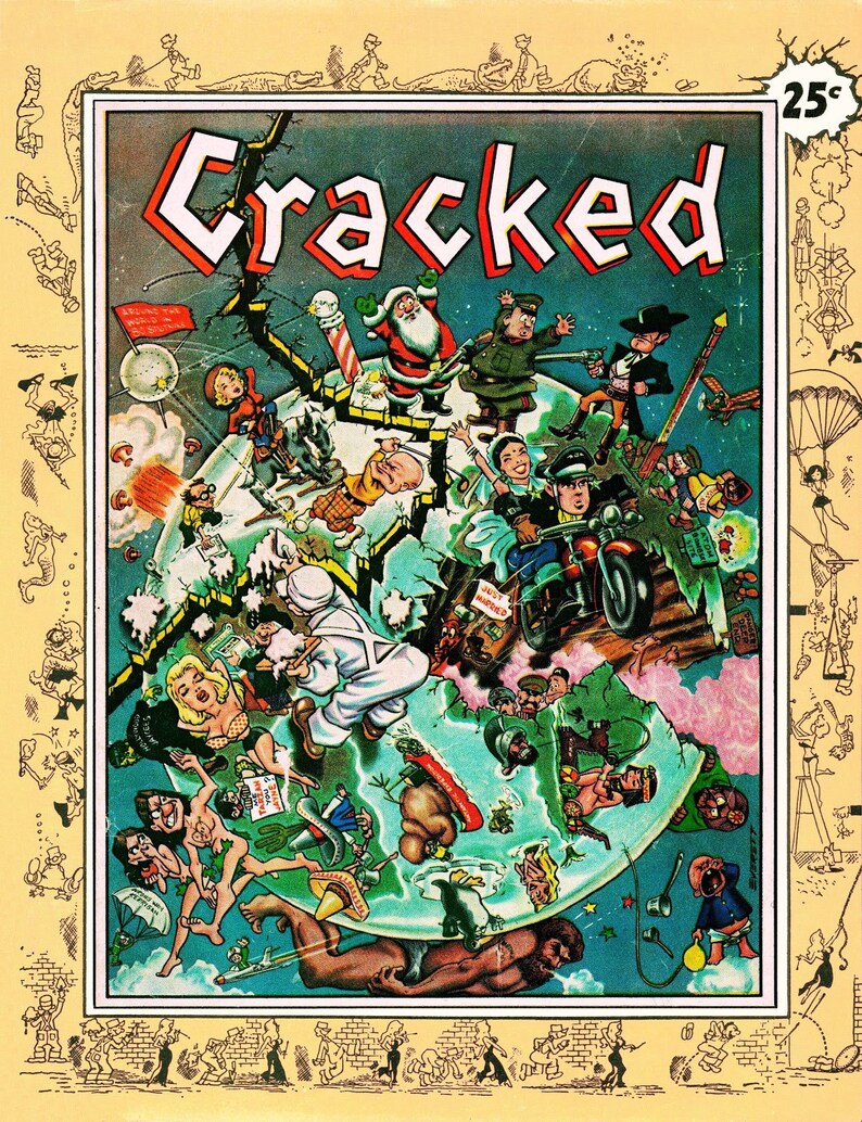 Cracked Magazine, Humor Magazine, Digital Downloadable Magazine - Etsy