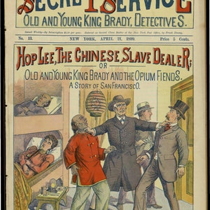 100 Secret Service Old and Young King Brady Magazine, Vintage Pulp ...