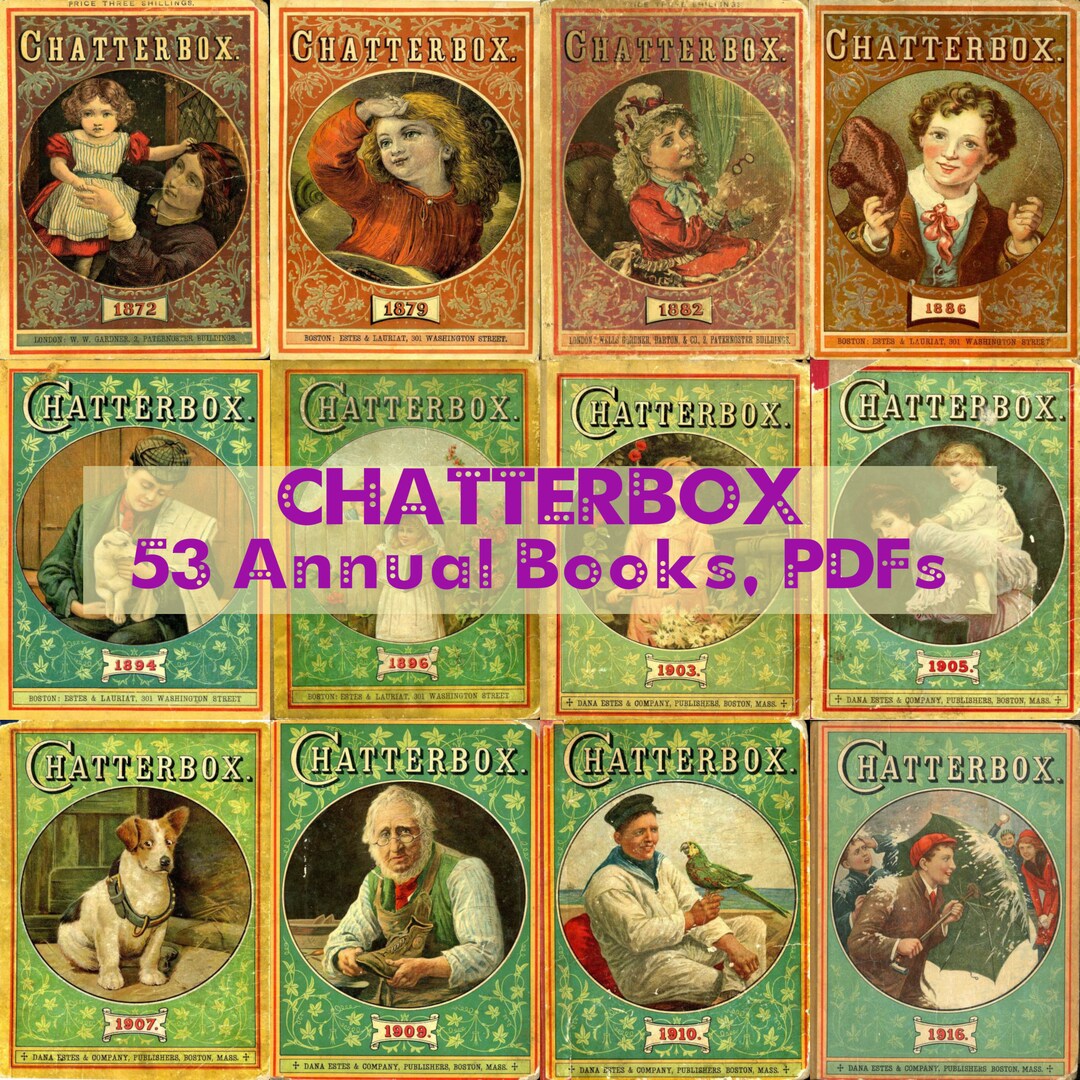 Chatterbox Magazine, Victorian Children's Magazine, Vintage Bound ...