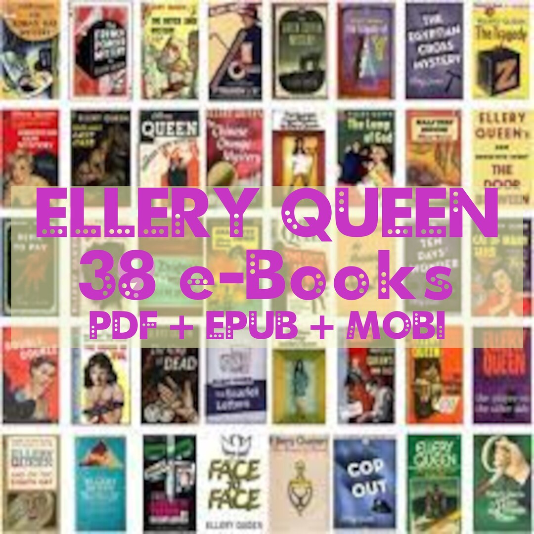 Ellery Queen Golden Age Detective Novels, Classic Mystery, Crime ...