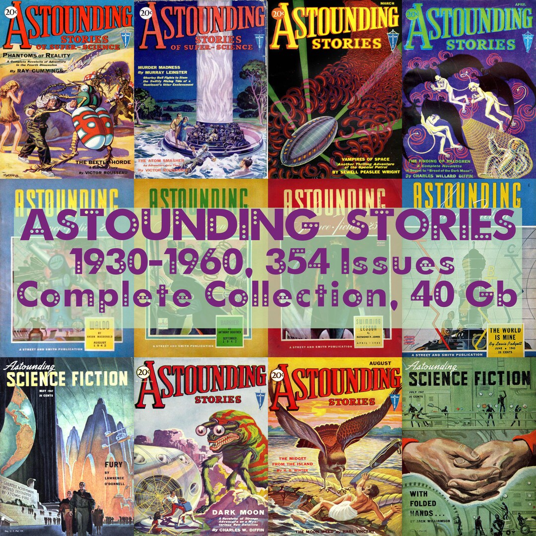 Astounding Stories Science Fiction Magazine - Etsy